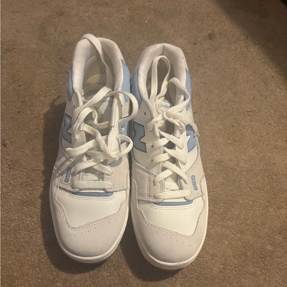 New Balance | Shoes | New Balance White And Blue Sneakers | Poshmark